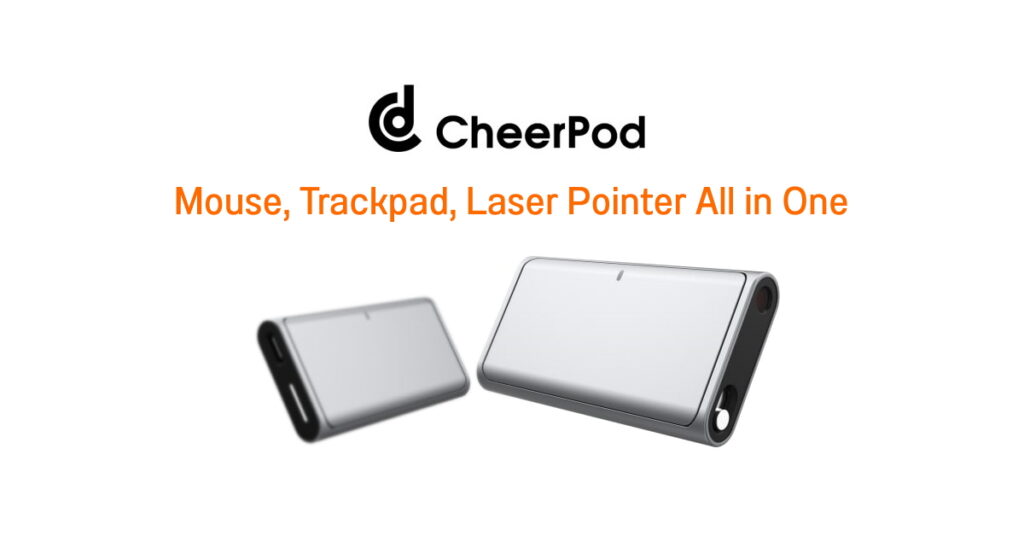 Cheerpod Air Mouse – Multipurpose Air Mouse with Touchpad & Laserpoint